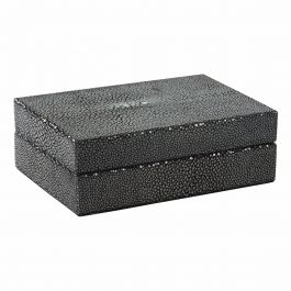 Box stingray grey S 15x10x5cm